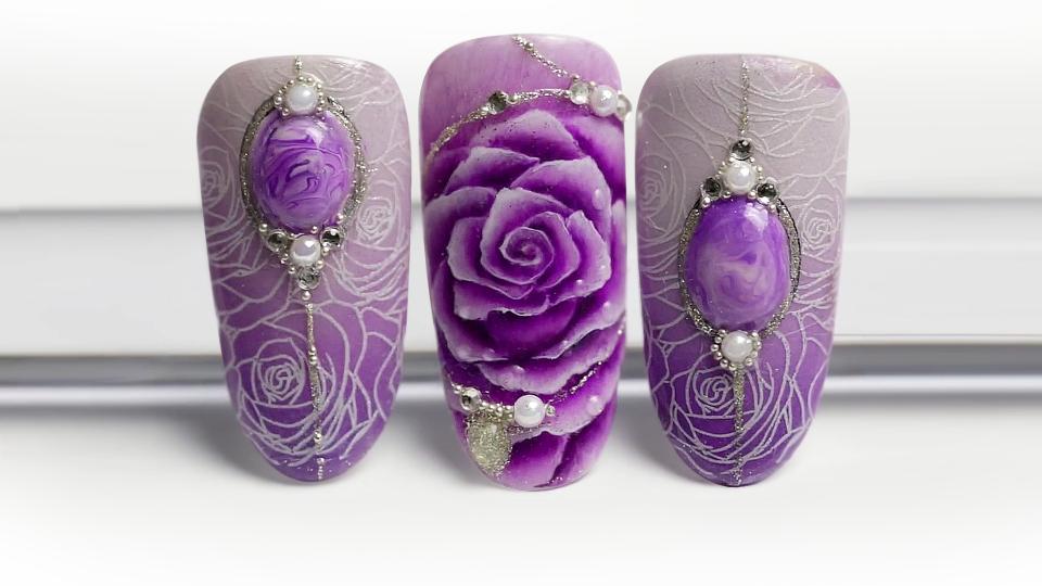 How To Create Liquid Stone On Your Nails - Online course - Nailstamping