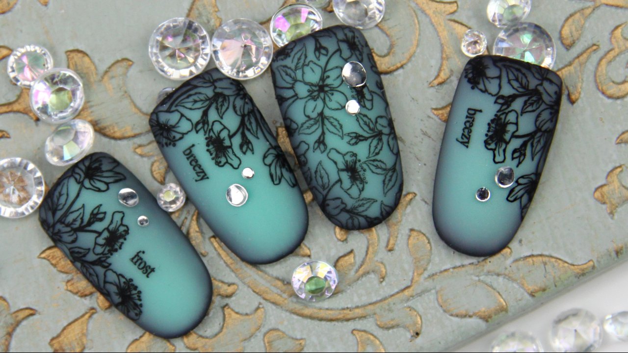 Wonderful, trendy nail art in deep tones - Online course - Nailstamping