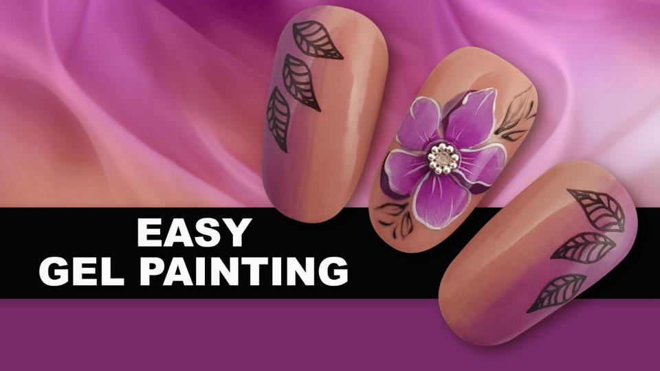 Easy Gel Painting Technique with Stamping - Online course - Nailstamping