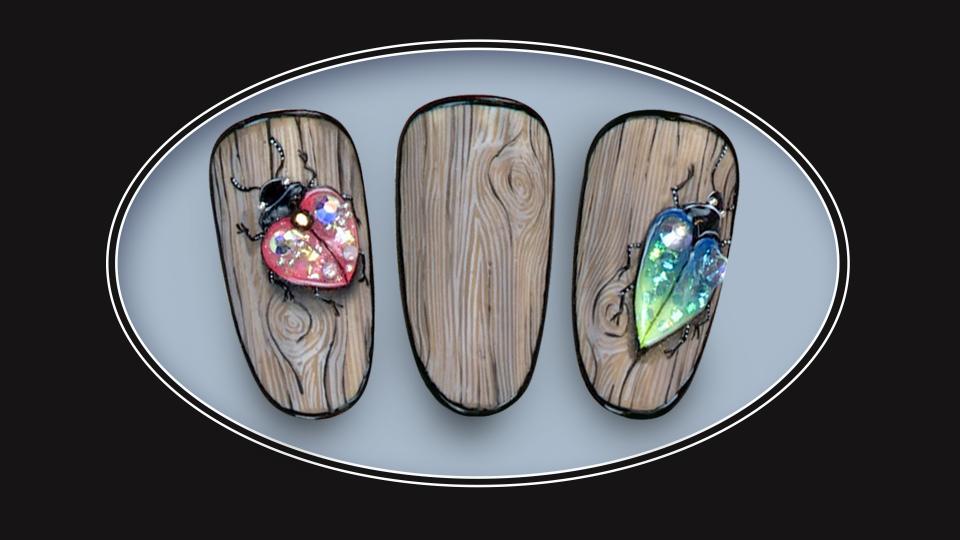 Cute 3D bug on your nail - Online course - Nailstamping
